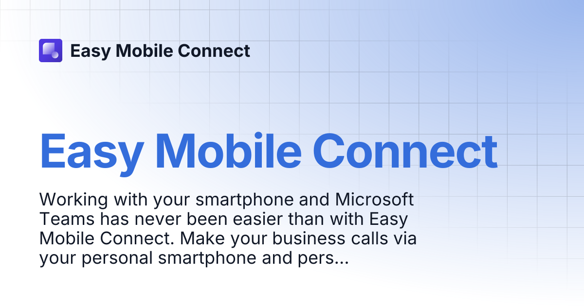 Easy Mobile Connect